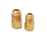 China 3/8 Fllare * 1/2 NPT Male Thread Brass Tube Fitting Brass Reducing Nipple for sale