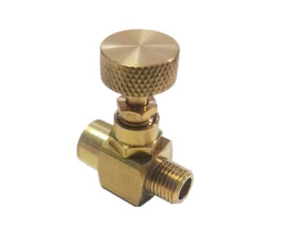 China 1/4 NPT Male * 1/4 NPT Female Brass Needle Valve High Pressure for sale