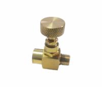 China 1/4 NPT Male * 1/4 NPT Female Brass Needle Valve High Pressure for sale