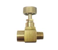 China 1/4 NPT Male * 1/4 NPT Female Brass Needle Valve High Pressure for sale