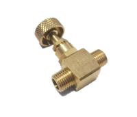 China 1/4 NPT Male * 1/4 NPT Male Brass Needle Valve High Pressure for sale