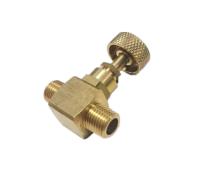 China 1/4 NPT Male * 1/4 NPT Male Brass Needle Valve High Pressure for sale