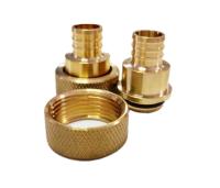 China Round Head Lead Free Compression Fittings CNC Technics Non Rusting for sale