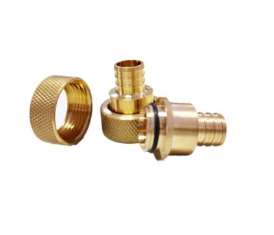 China Round Head Lead Free Compression Fittings CNC Technics Non Rusting for sale