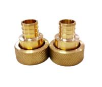 China Round Head Lead Free Compression Fittings CNC Technics Non Rusting for sale