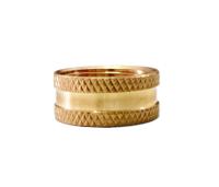 China Garden Pipe Lead Free Brass Fittings Hose Cap 3/4inch Round Head for sale
