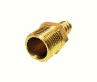 China Male Threaded End Brass Hose Barb Adapter 1/4Inch Barb x 5/8 Inch NPT Male Pipe for sale