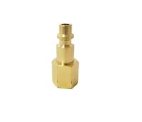 China 1/4 In. NPT IM Brass Female Plug For Connecting Air Tools for sale
