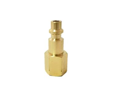 China 1/4 In. NPT IM Brass Female Plug For Connecting Air Tools for sale