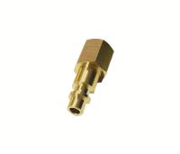China 1/4 In. NPT IM Brass Female Plug For Connecting Air Tools for sale