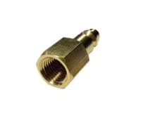China 1/4 In. NPT IM Brass Female Plug For Connecting Air Tools for sale