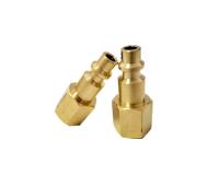 China Brass Air Compressor Quick Connect MNPT Male Plug Kit For Air Tools for sale