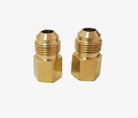 China NPT Brass Pipe Adapter 3/8 Female Thread * 3/8 Flare Male for sale