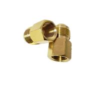 China NPT Brass Pipe Adapter 3/8 Female Thread * 3/8 Flare Male for sale