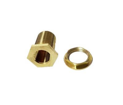 China CNC Brass Rain Barrel Spigot Kit 1/2 Inch With Bulkhead Fittings for sale