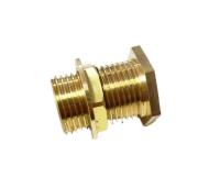 China CNC Brass Rain Barrel Spigot Kit 1/2 Inch With Bulkhead Fittings for sale