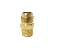 China 3/8 In. Flare X 3/8 In. MIP Brass Adapter Fitting CNC for sale