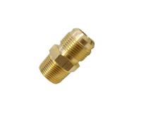 China 3/8 In. Flare X 3/8 In. MIP Brass Adapter Fitting CNC for sale