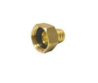 China Lead Free Brass 3/4 Inch GHT Thread 15.7mm Barb For Water Hose Using for sale