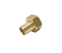 China 13.5mm Barb 3/4 Inch GHT Thread With Black Gasket Lead Free Brass Fitting for sale