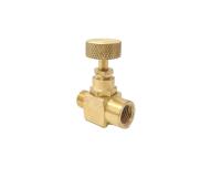 China 3/8 NPT Male X 3/8 NPT Female Brass Needle Valve High Pressure for sale