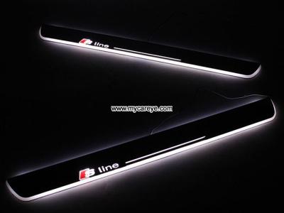 China Audi A4L B9 Car Door Sill Plate LED Lights Pedal 12V Safety Welcome Lamp for sale
