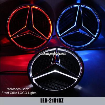 China Mercedes-Benz R Class W251 Front Grille LED Light Up Logo Emblem 12V for sale