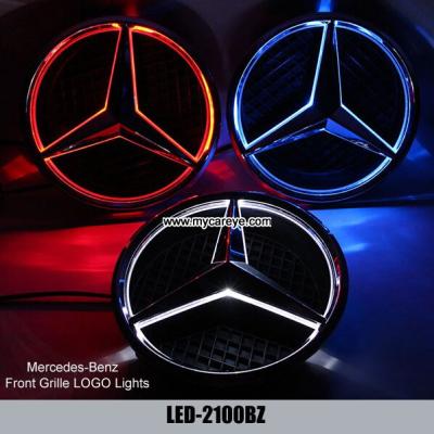 China Mercedes-Benz R Class Front Grille LED Emblem Light 12V R300 R320 R350 R400 R500 for sale
