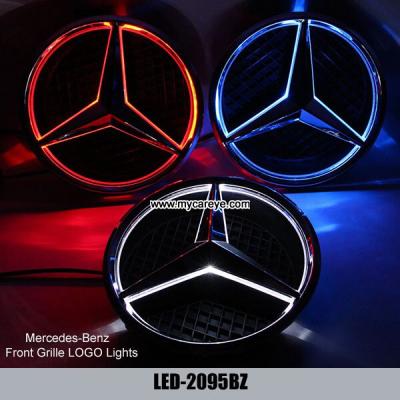 China Mercedes-Benz CL Aclass C117 CLA180 Front LED Light Auto Emblem Logo Badge for sale