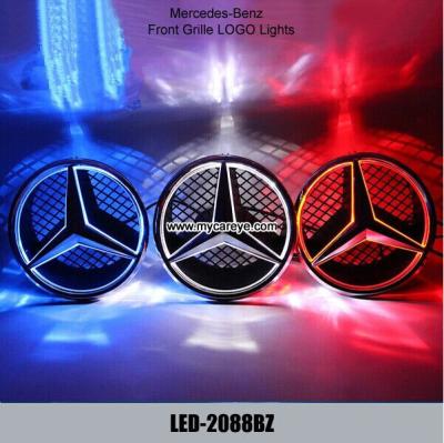 China Mercedes-Benz GLK260 GLK300 GLK250 GLK350 LED Emblem Badge Light 12V Car Accessory for sale