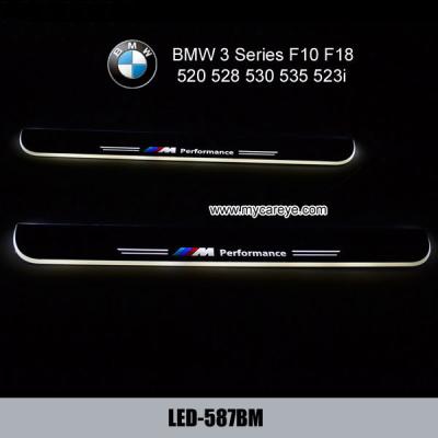 China BMW 3 Series F10 F18 520 528 530 535 523i LED Door Sill Plate Lights 4pcs for sale