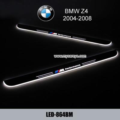 China BMW Z4 Stainless Steel Scuff Plate Door Sill Plate with LED Light 2pcs for sale