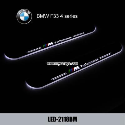 China BMW F33 4 Series Car Logo Door LED Light Waterproof Pedal Lamp 12V for sale