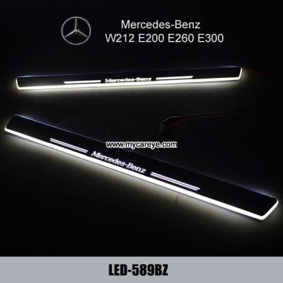 China Mercedes-Benz W212 E200 E260 E300L Custom Car Door Welcome Pedal LED Light 12V for sale