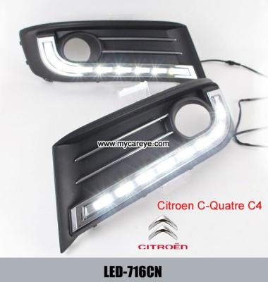 China Citroen C-Quatre C4 DRL LED Daytime Running Light 12V Car Headlight Parts for sale