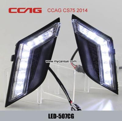 China CCAG CS75 2014 DRL LED Daytime Running Lights 12V 24W Auto Body Upgrade for sale