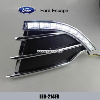 China Ford Escape DRL LED Daytime Running Lights with Turn Signal Function 12V for sale
