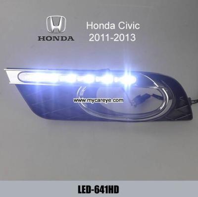 China HONDA Civic DRL LED Daytime Running Light with Turn Signal Steering Function 12V for sale