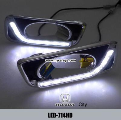 China Honda City DRL LED Daytime Running Light with Turn Signal Steering Retrofit for sale