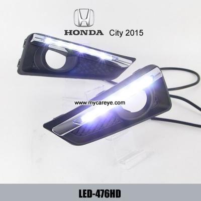 China Honda City DRL LED Driving Lights Front Fog Light Kit Cover Aftermarket 12V for sale