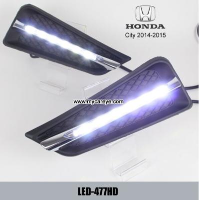 China Honda City 2014-2015 DRL LED Daytime Running Lights 12V Car Exterior Light for sale