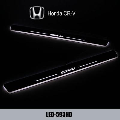 China LED Door Scuff Plate Lights for Honda CR-V 2017-2022 Stainless Steel Sill Plate for sale