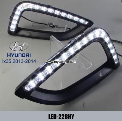 China Hyundai ix35 DRL LED Daylight Driving Lights 12V Car LED Light Manufacturer for sale