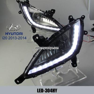 China Hyundai i20 DRL LED Daytime Running Lights Auto Body Part Light Upgrade 12V for sale