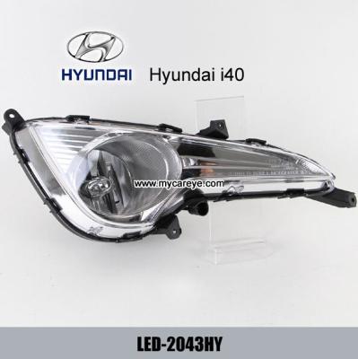 China Hyundai i40 DRL LED Daytime Running Lights Car Exterior 12V Auto Accessories for sale