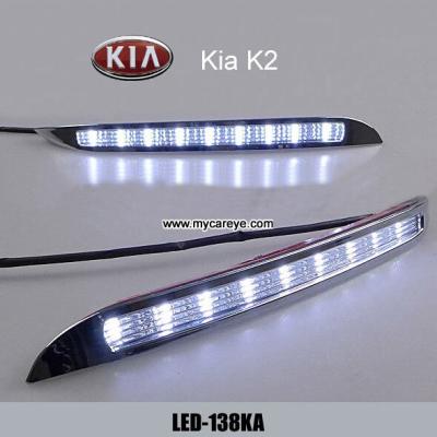 China KIA K2 DRL LED Daytime Running Lights Car Front Retrofit 12V 24W for sale
