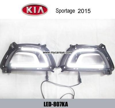 China KIA Sportage 2015 DRL LED Daytime Running Lights Front Bumper Upgrade 12V for sale