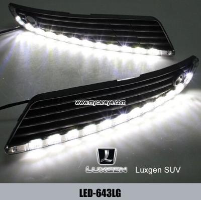 China Luxgen DRL LED Daytime Running Light 12V Car Front Driving Daylight for sale