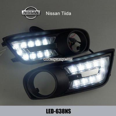 China Nissan Tiida DRL LED Daytime Running Light 12V Car Driving Work Day Lights for sale