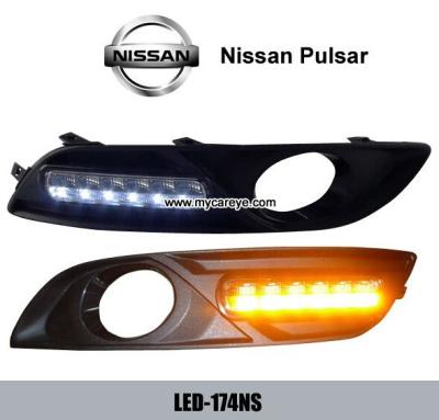 China Nissan Pulsar DRL LED Daytime Running Lights with Turn Signal Function 12V for sale